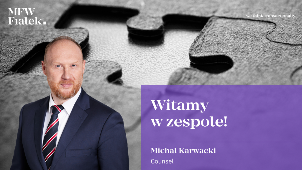 Michał Karwacki dołączył do zespołu MFW Fiałek - MFW Fiałek
